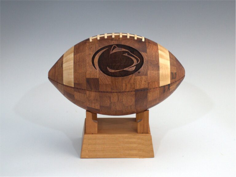 Handcrafted Wooden Footballs | High School and Collage