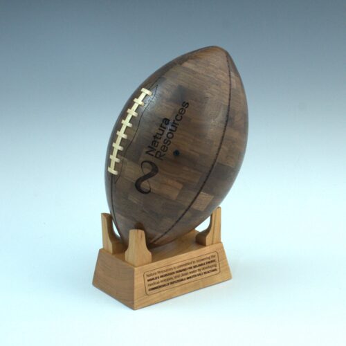Handcrafted Wooden Footballs | High School and Collage